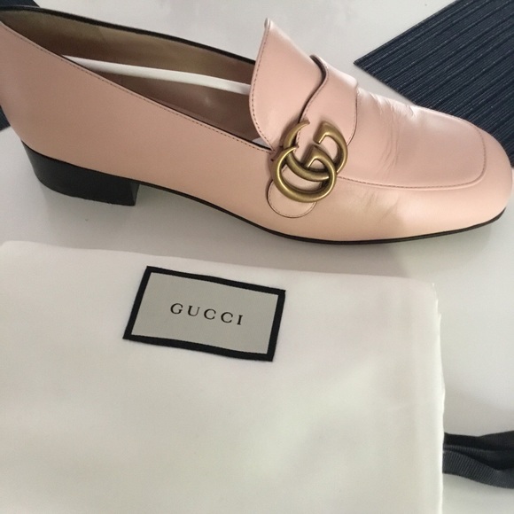Gucci | Shoes | Gucci Gg Loafer In Pink Sz 39 | Poshmark